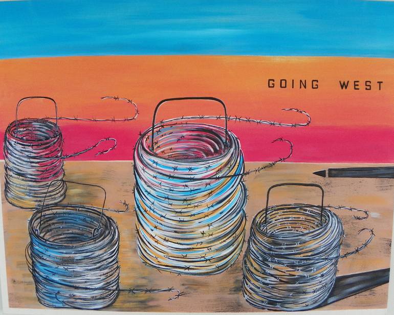 Going West Painting by Bruce Burt | Saatchi Art