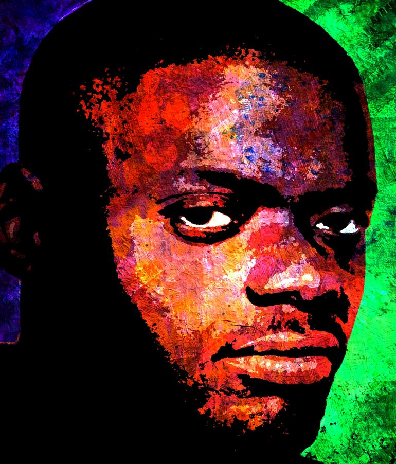 DANIEL KALUUYA Painting by Otis Porritt | Saatchi Art