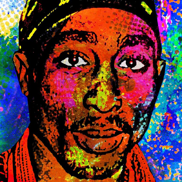 TUPAC Painting by Otis Porritt | Saatchi Art