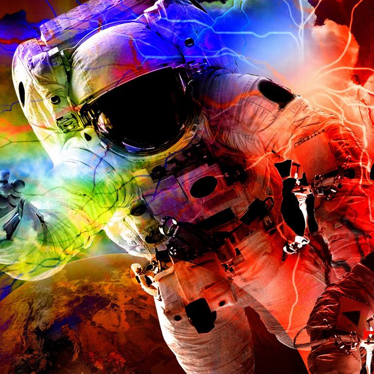 JOURNEY BACK HOME (PLANET EARTH) CROPPED Collage by Otis Porritt ...