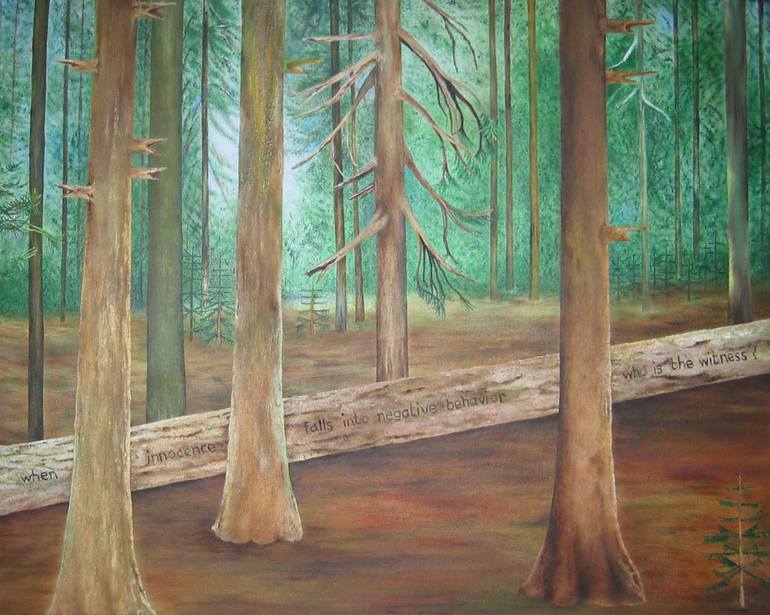 Witness to Innocence Painting by Grace Ann Cummings | Saatchi Art