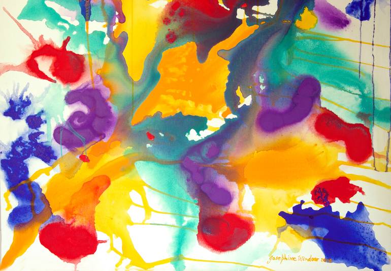 Fluidity Dance 2 Painting by Josephine Window | Saatchi Art