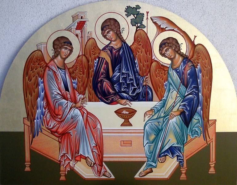 Holy Trinity Painting by Ivan Kovalcik | Saatchi Art