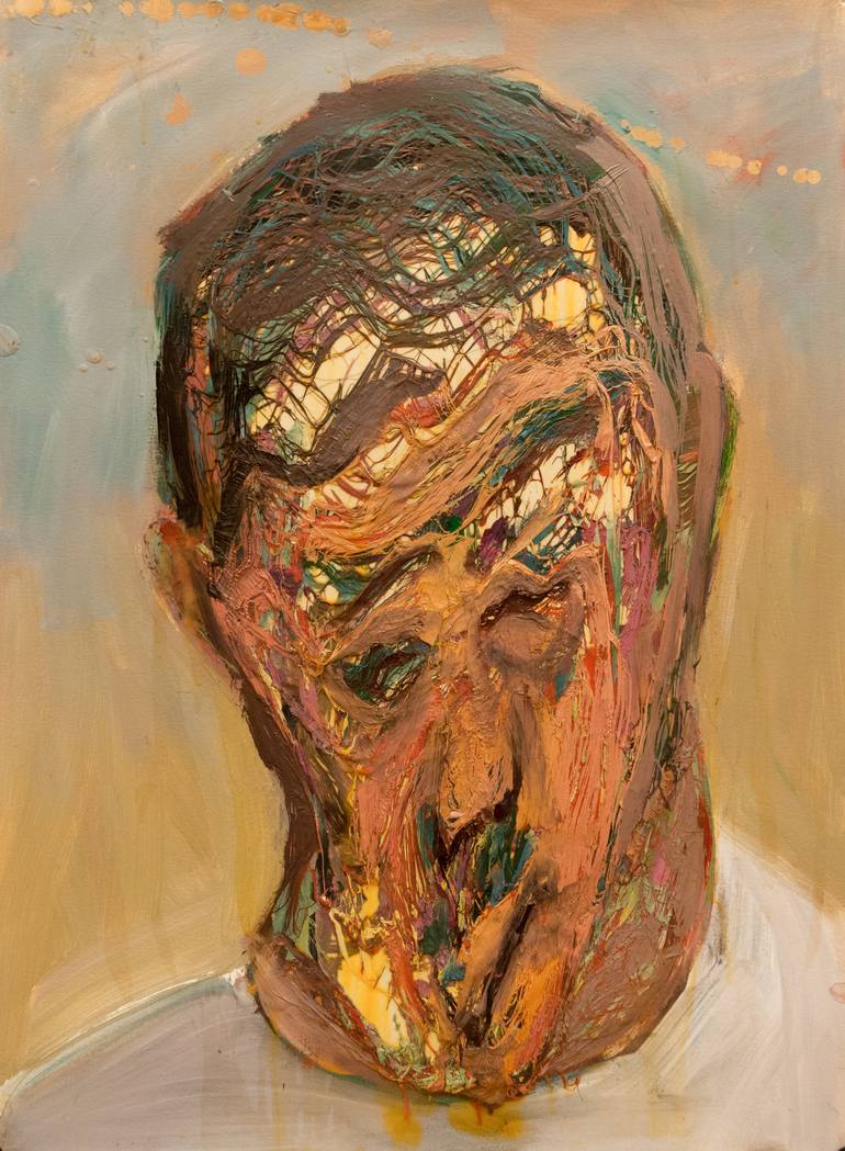 a white male 16 Painting by Joe Turek | Saatchi Art