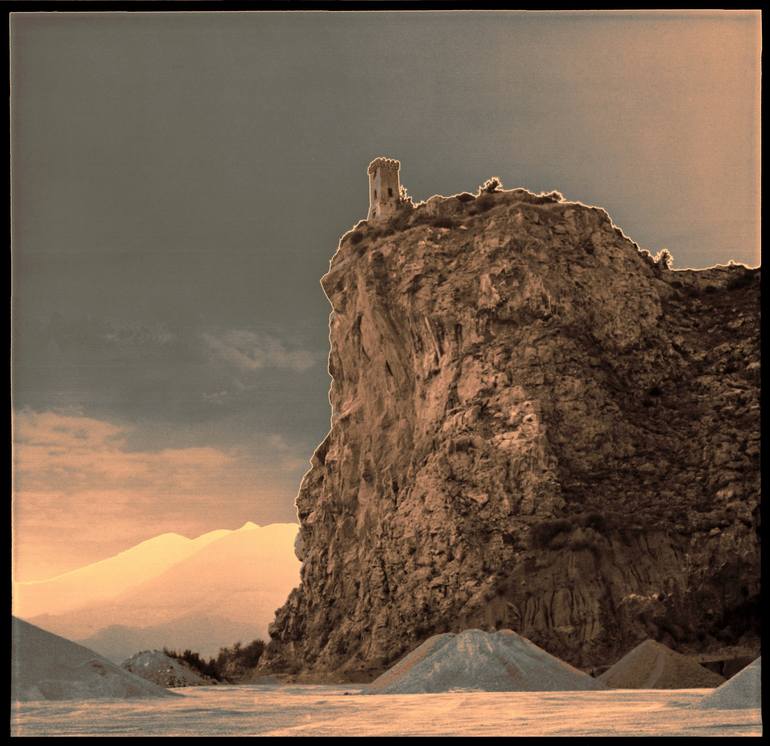 The rock of CAPRONA, Italy 1994 Series to Dantes Places (limited ...