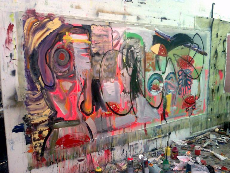 Romanian Dairy Farmer s Wife in Mushroom Forest Painting by Boris ...