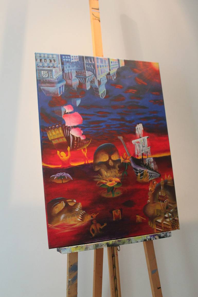 Insidious Caprice Painting by Adomas Storpirstis | Saatchi Art