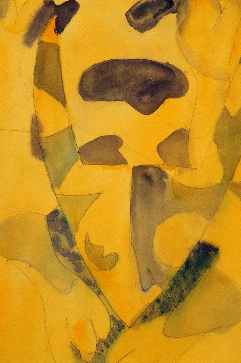 Mask Series Painting by Richard Rutner | Saatchi Art