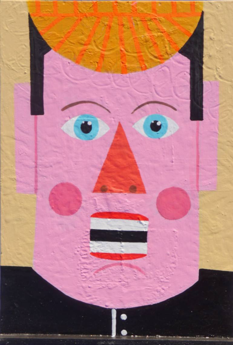 Portrait of the street artist as a young man Painting by Martin ...