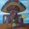 Pepe Loco Painting by Leah Saulnier | Saatchi Art