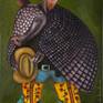 The Armadillo From Amarillo Painting by Leah Saulnier | Saatchi Art