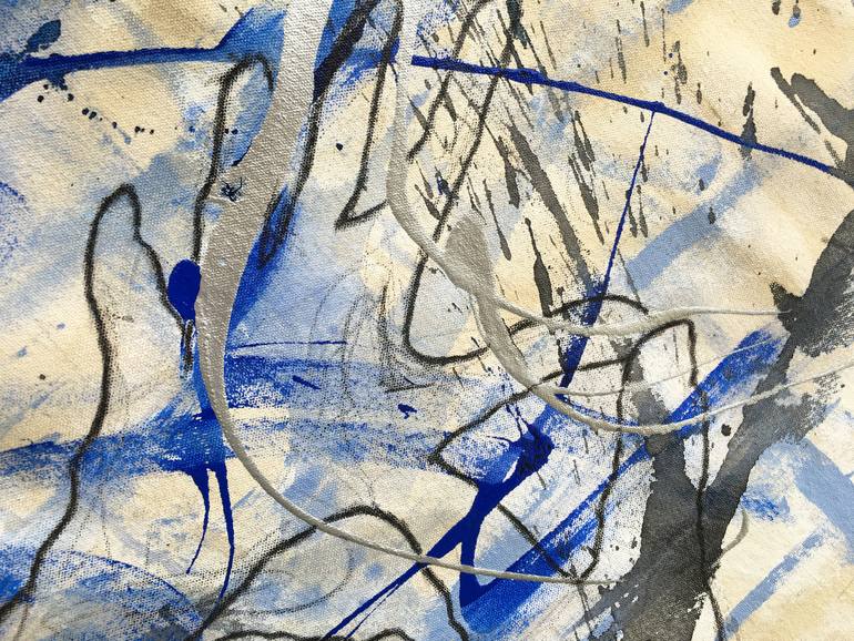 SILVER BALL, 2016 (The Liquid Series) Painting by Joan Scheibel ...