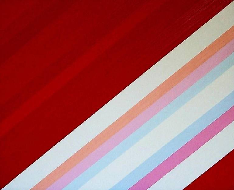 Stripes #11, Present. Painting by Ichiro Yamamoto | Saatchi Art