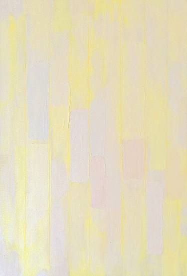 Stripes #15, White Tears. Painting by Ichiro Yamamoto | Saatchi Art
