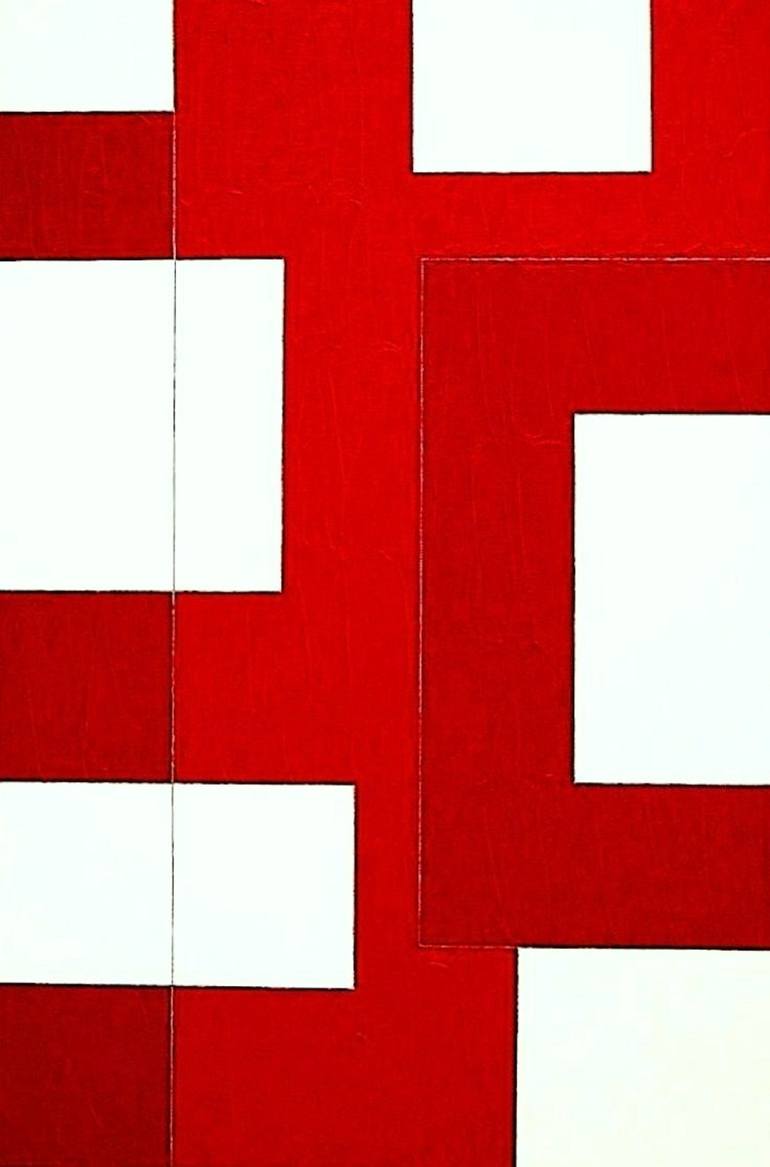 Love&Fight: Rules of Red #67 Painting by Ichiro Yamamoto | Saatchi Art