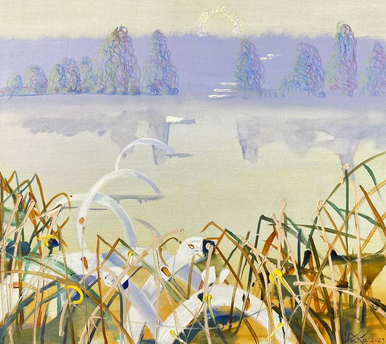 Morning Painting by Vytautas Poska | Saatchi Art