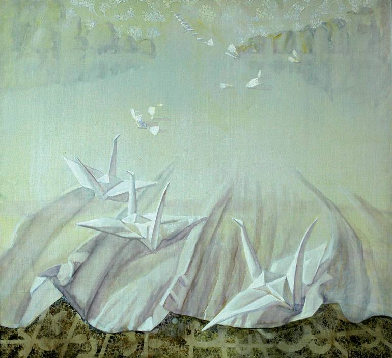 Paper dream Painting by Vytautas Poska | Saatchi Art