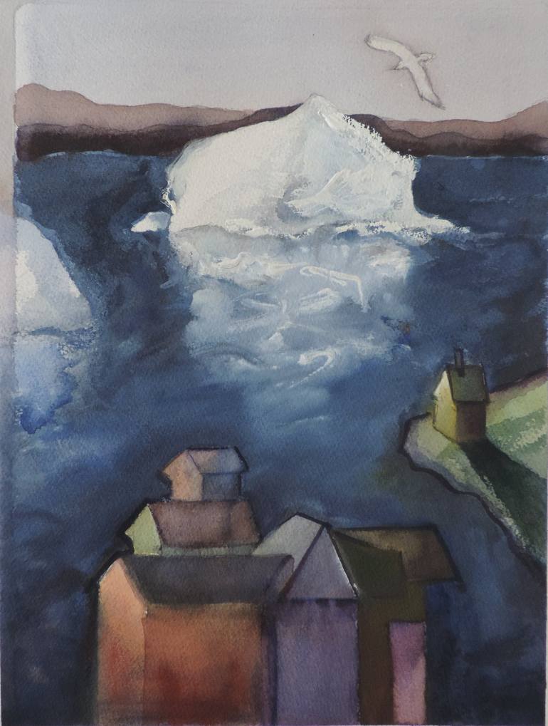 ICEBERG Painting by David Abelson | Saatchi Art