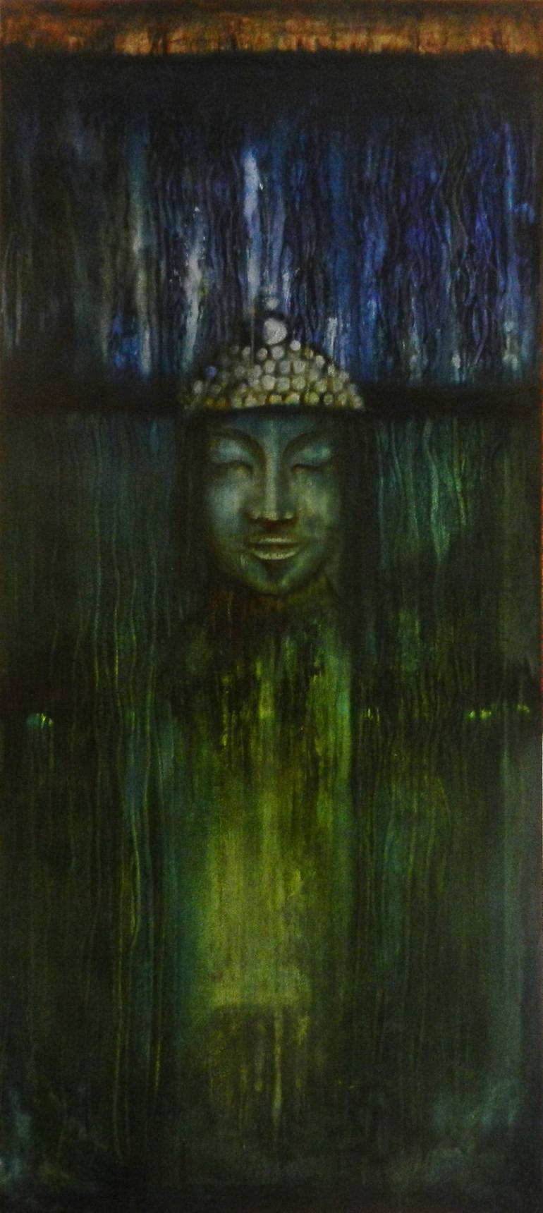 Tibetan Warrior Painting by Dharmesh Anand | Saatchi Art