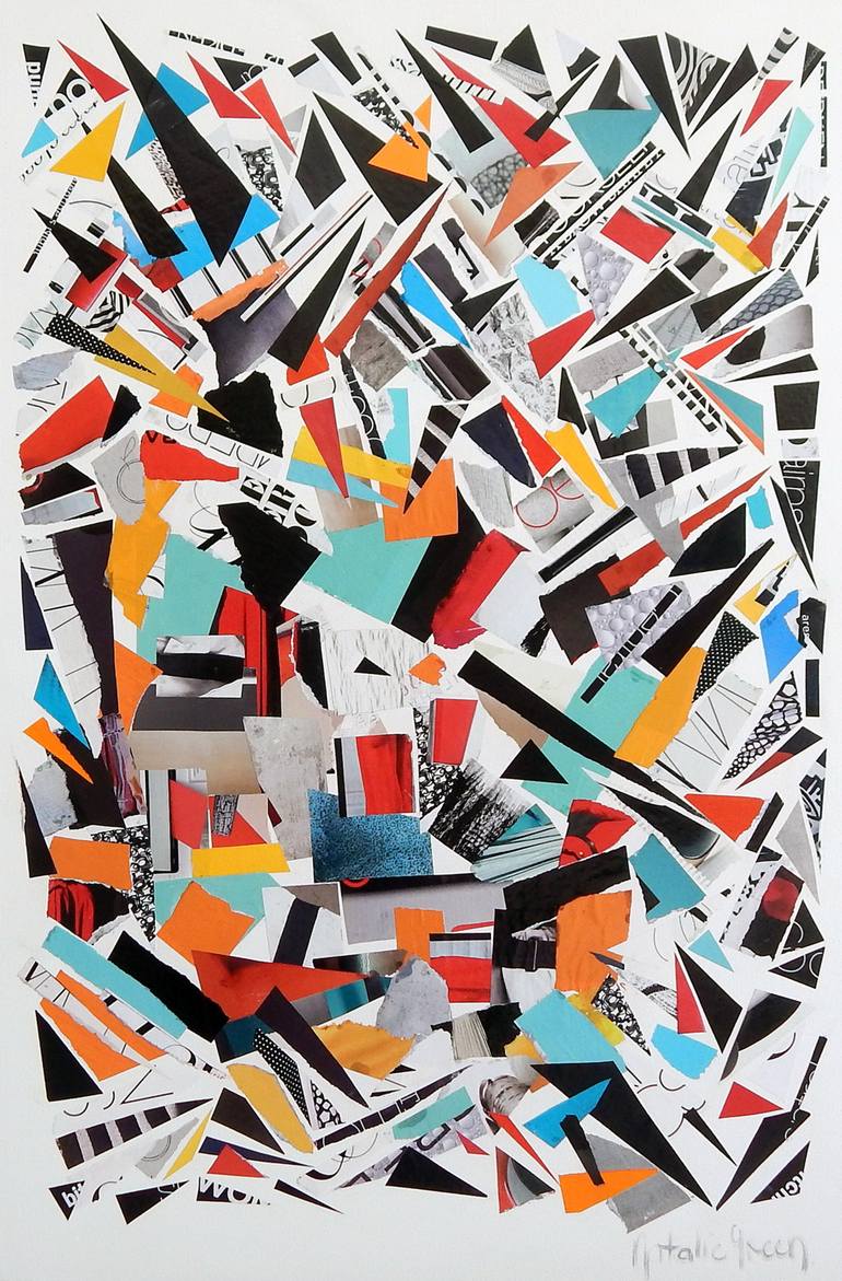 Fractured Collage by Natalie Green | Saatchi Art