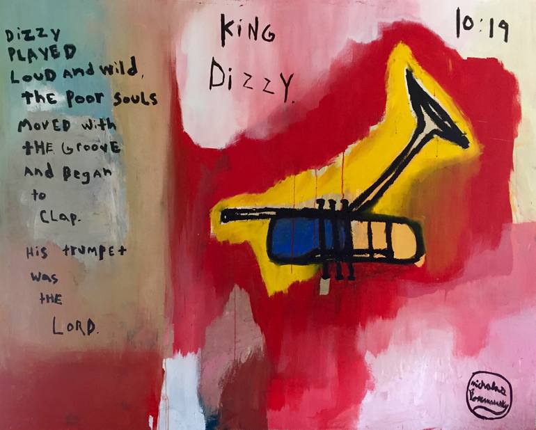 King Dizzy Painting by Nicholas Romanowsky | Saatchi Art