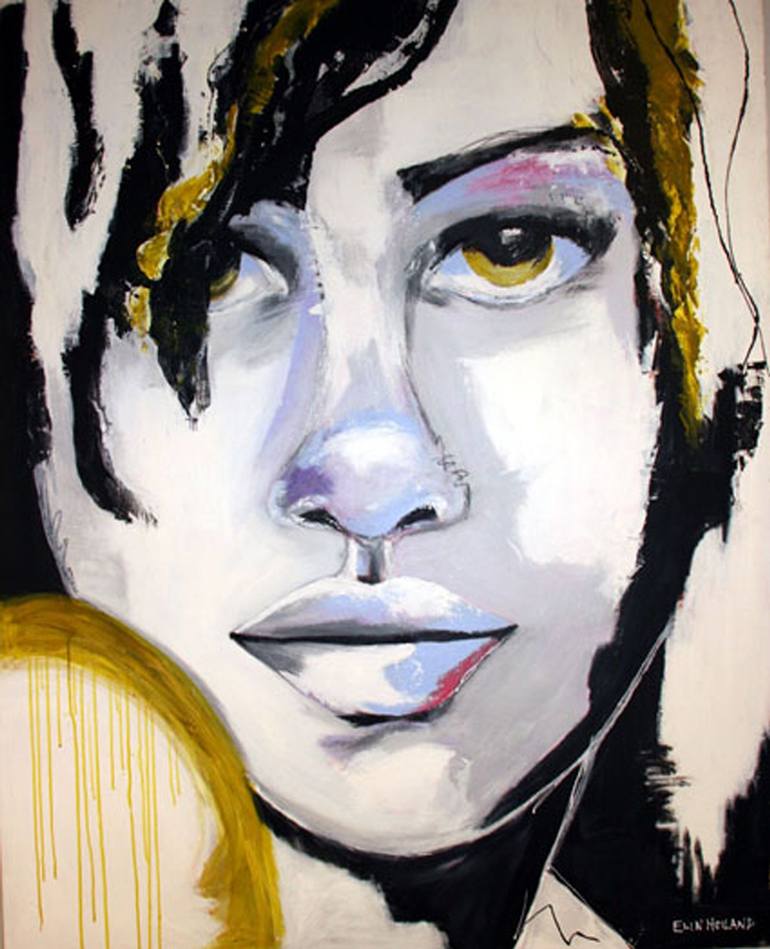 Mi huldra Painting by Elin Høiland | Saatchi Art