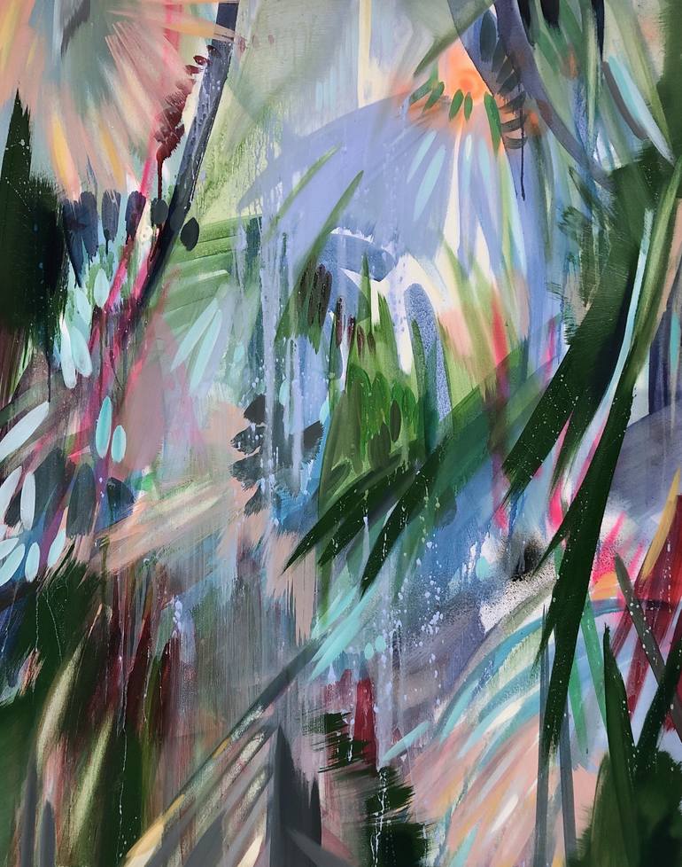 Summer Rain Painting by Danielle Van Broekhoven | Saatchi Art