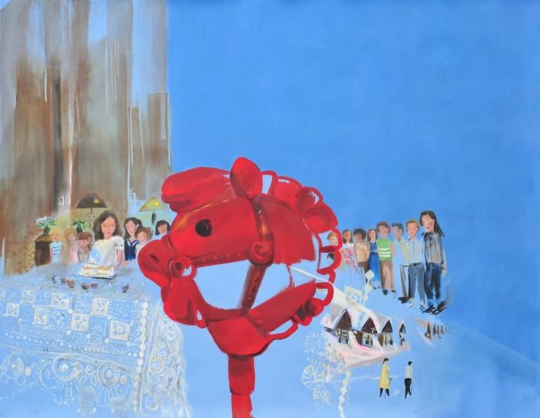 comunion Painting by valeria vilar | Saatchi Art