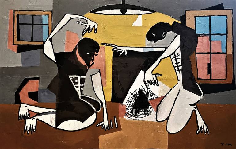 Recrimination Painting by Zin V | Saatchi Art