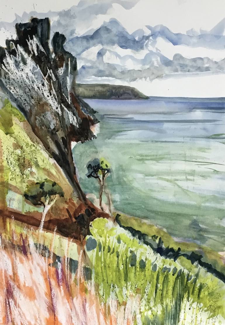 Valley of the Rocks Painting by Deborah Last | Saatchi Art