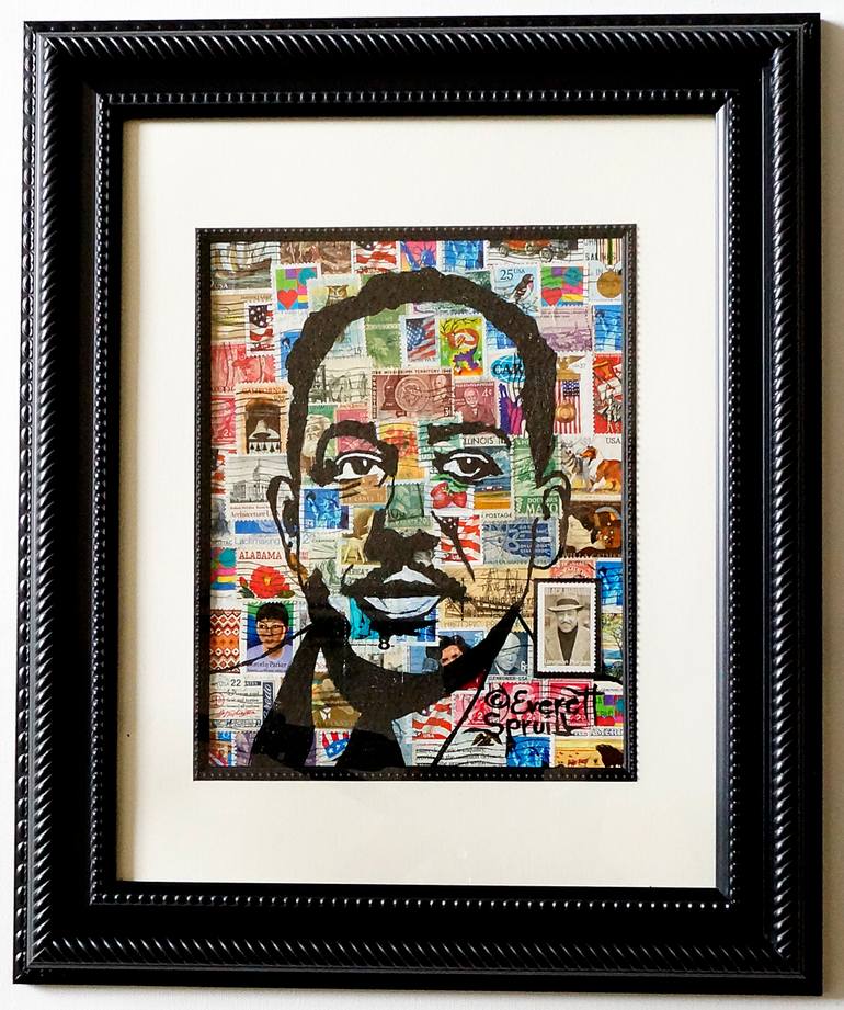 Langston Hughes Painting by Everett Spruill | Saatchi Art