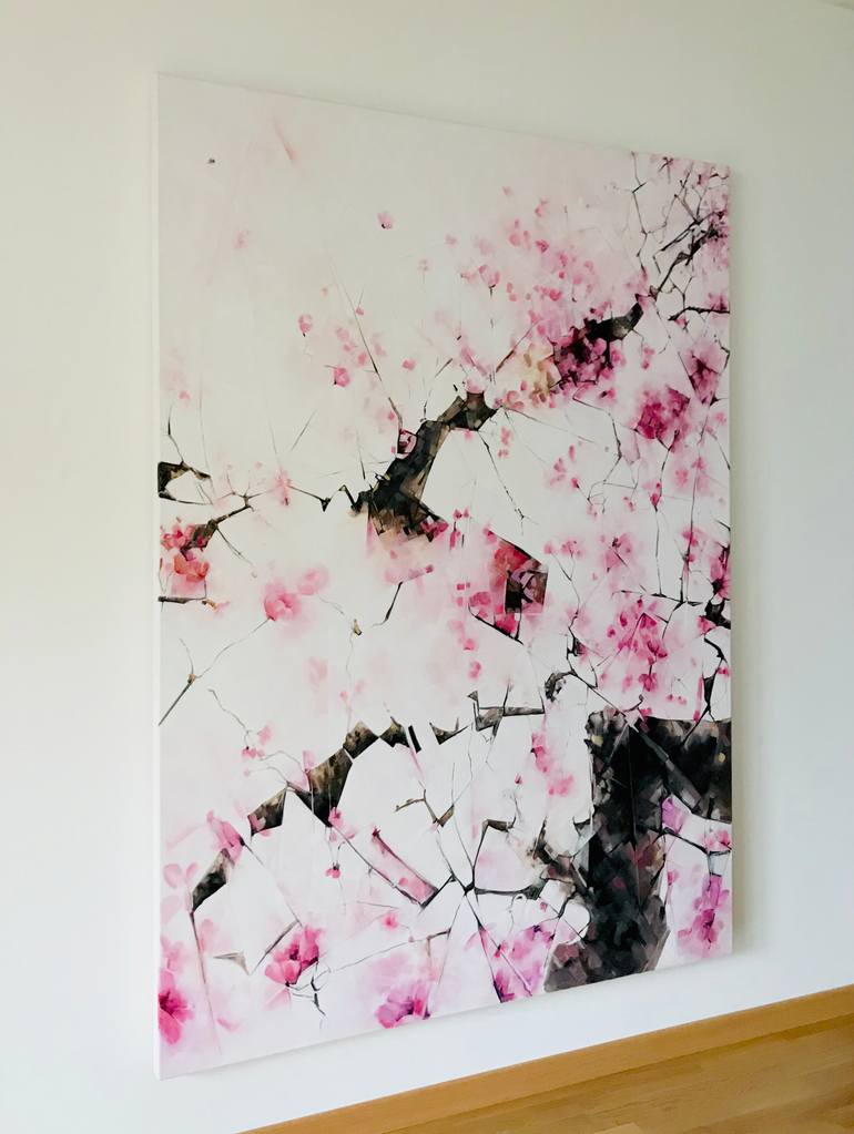 Pink skies Painting by Carmen Perdomo | Saatchi Art
