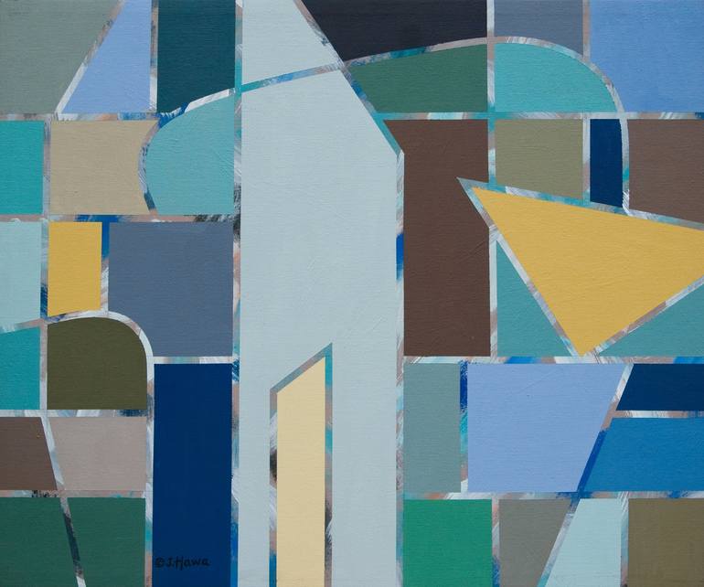 The Third Dimension # 2 Painting by Joseph Hawa | Saatchi Art