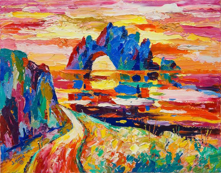 The Mexican Riviera Painting by Joseph Hawa | Saatchi Art