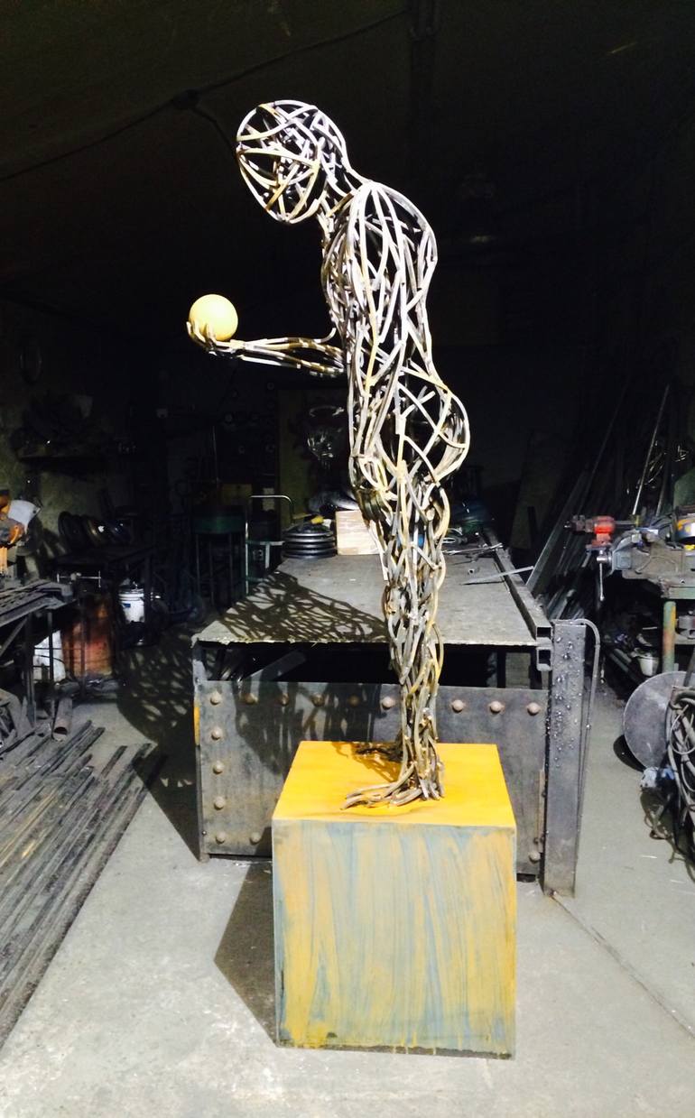 Sometimes I over think things. Sculpture by Slavo Cech | Saatchi Art