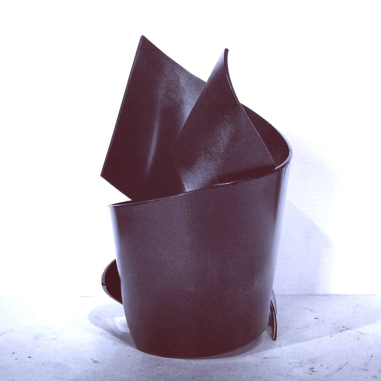 Painted Black Sculpture by Slavo Cech | Saatchi Art