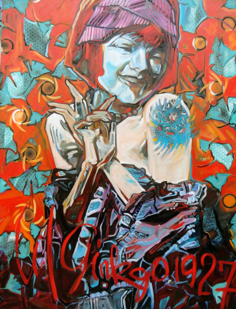 lil Gingko 1927 Painting by Beck Lane | Saatchi Art