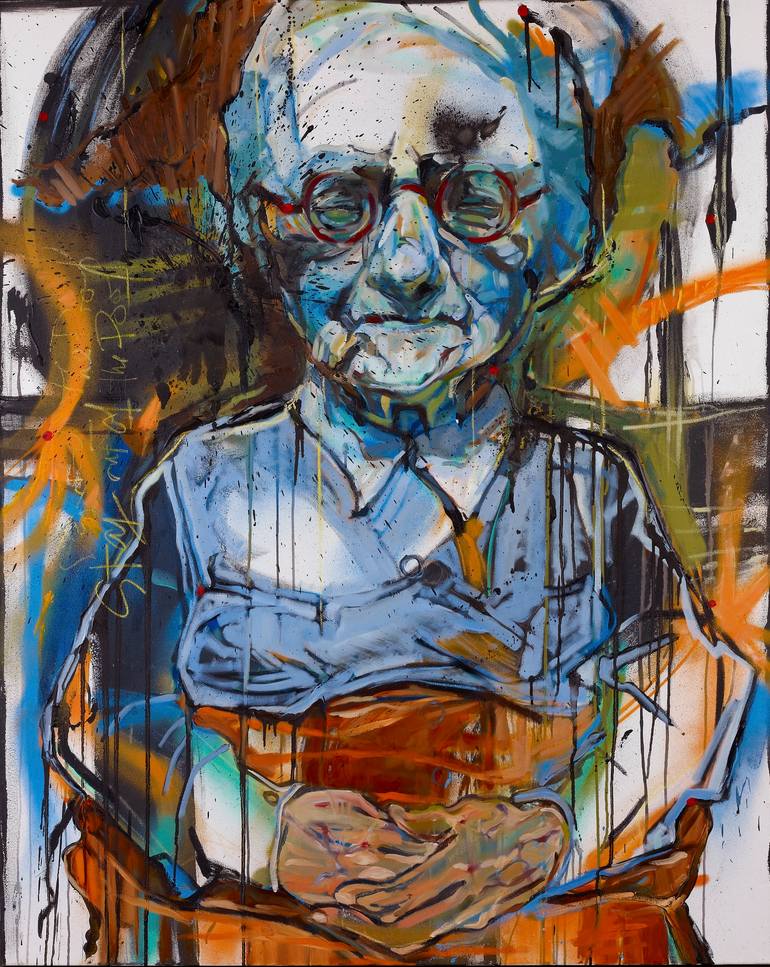 Stay out of the pool Painting by Beck Lane | Saatchi Art