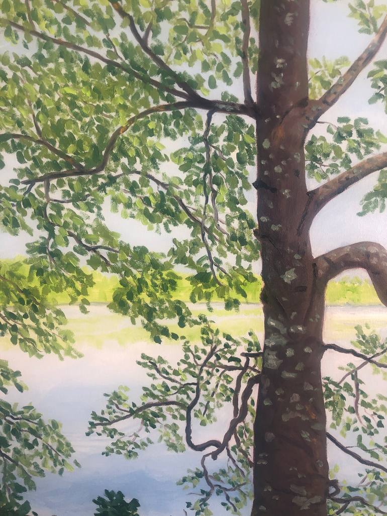Tree View Painting by Elizabeth de Sherbinin | Saatchi Art