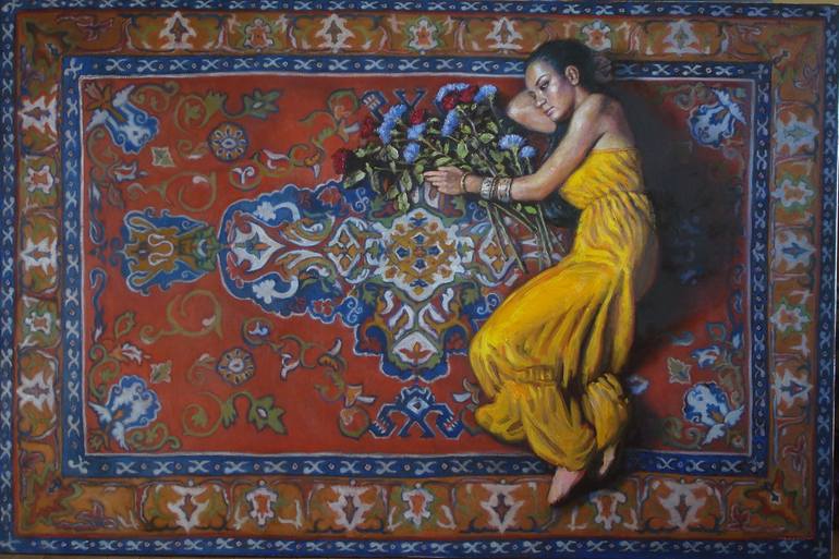 Narine Painting by Philip Hagopian | Saatchi Art