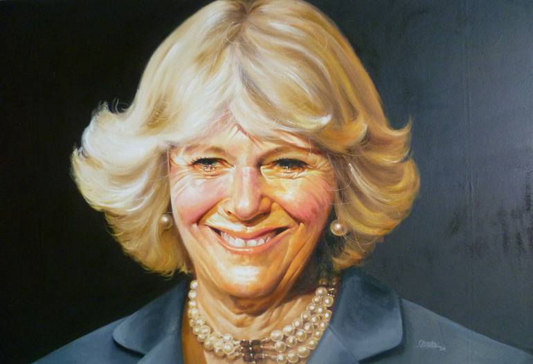 Camilla, Duchess of Cornwall Painting by Rajasekharan Parameswaran ...