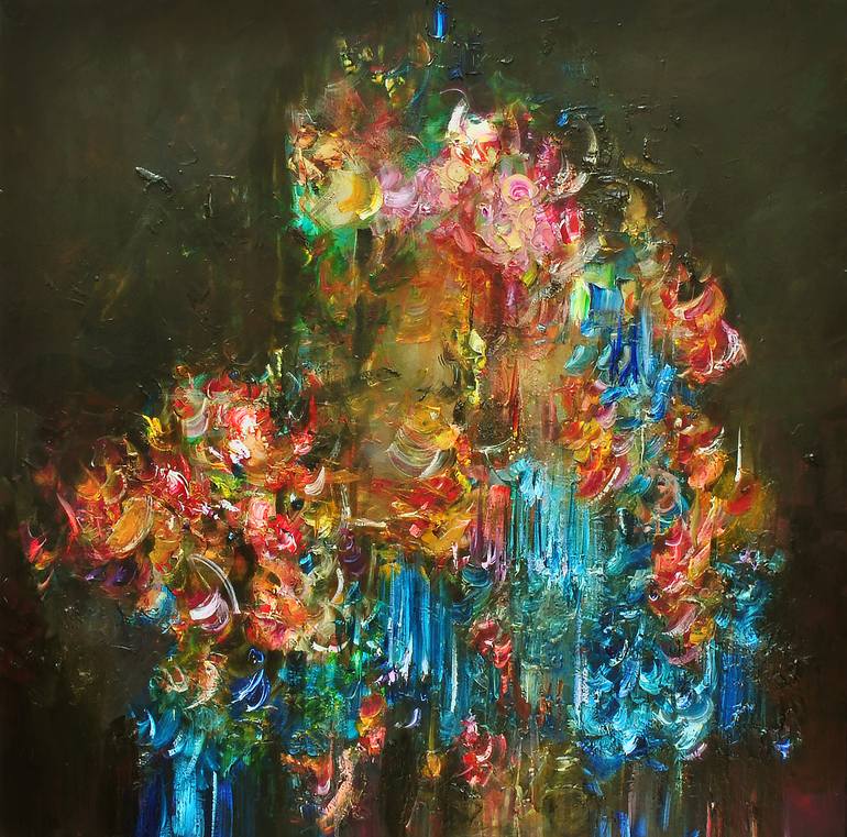Waterfalls Painting by Victoria Horkan | Saatchi Art
