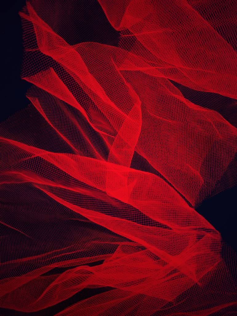 Red veil background - Limited Edition of 25 Photography by Larisa ...