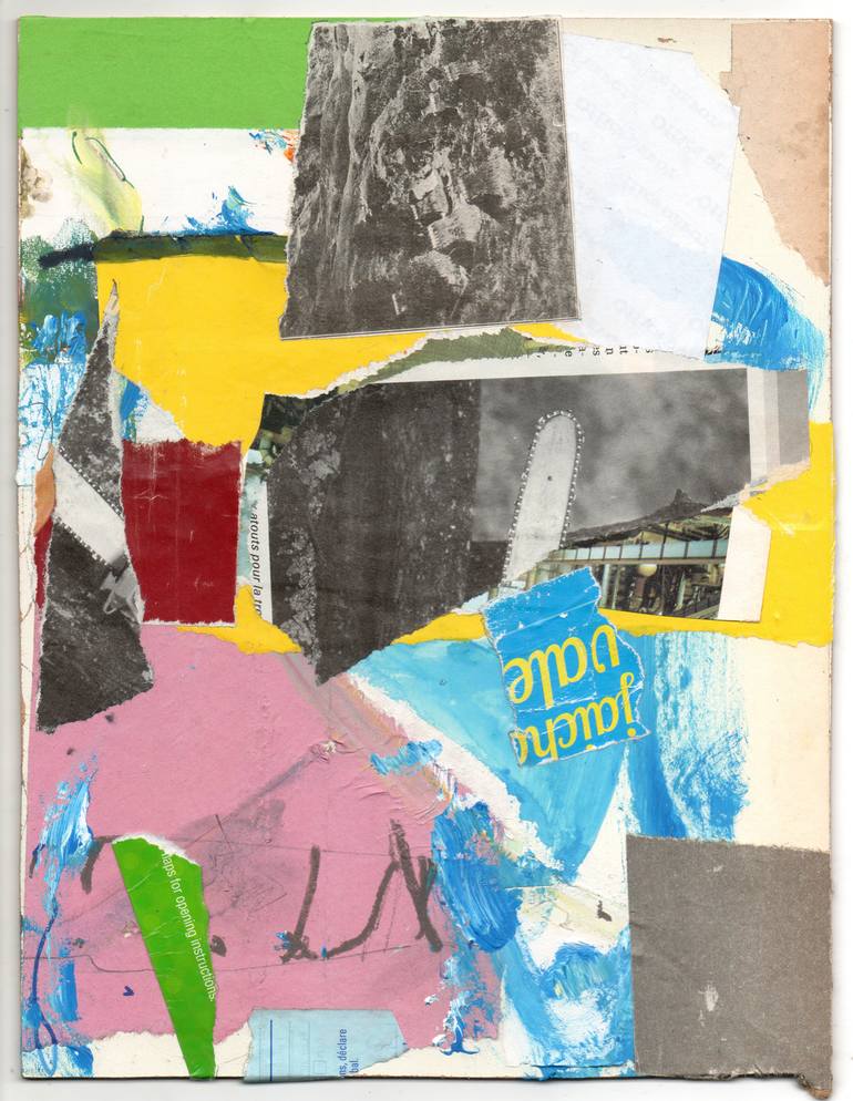 Chainsaw cut up Collage by Armand Brac | Saatchi Art