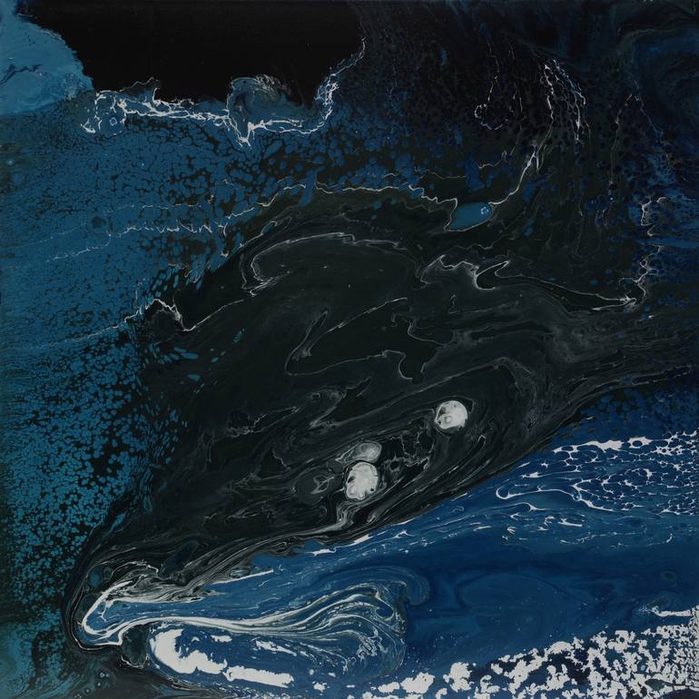 Oceans Collide Painting by Amy Salisbury | Saatchi Art