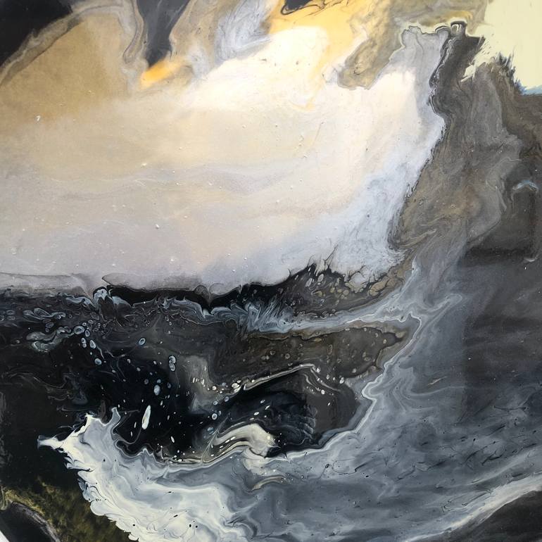 Rockpool Reflections Painting by Amy Salisbury | Saatchi Art