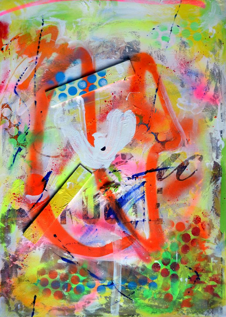 ROGUE GRAFFITI Painting by David Chevtaikin | Saatchi Art