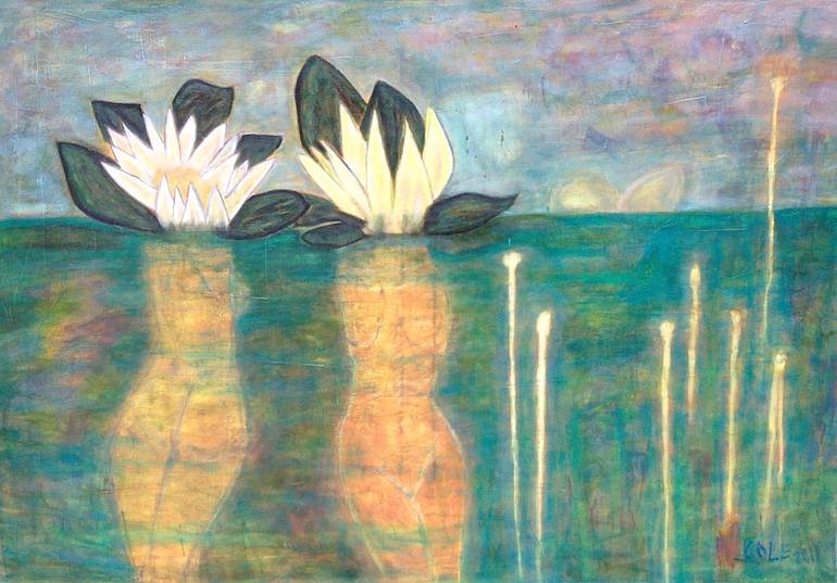 FLOWERING Painting by Jacqueline Cole | Saatchi Art