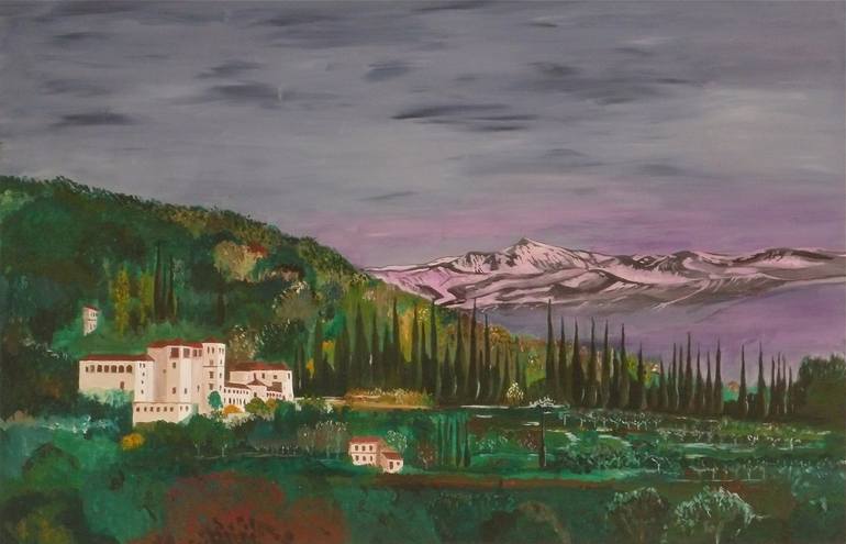 Generalife Painting by andrew richard rose | Saatchi Art