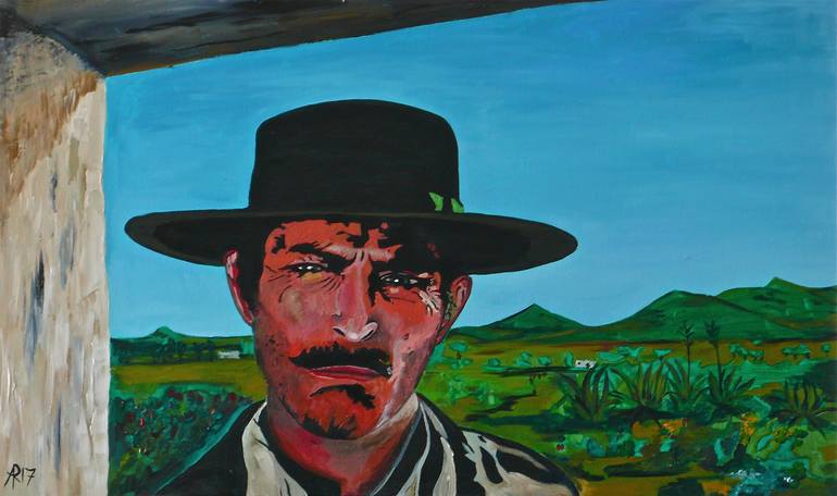 Lee Van Cleef Painting by andrew richard rose | Saatchi Art